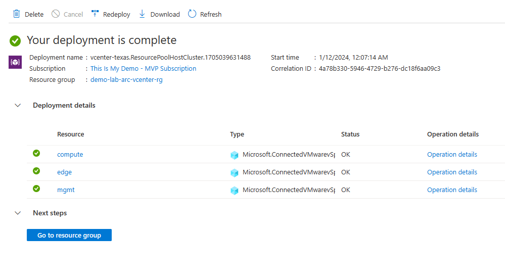 Azure Arc and VMWare Oh Yeah - This Is My Demo